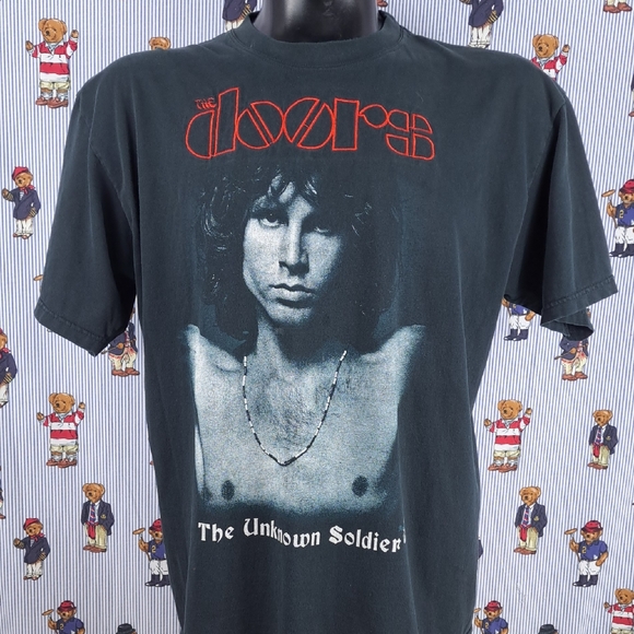 Rock and Death | Shirts | Y2k The Doors Jim Morrison Stitched Logo ...